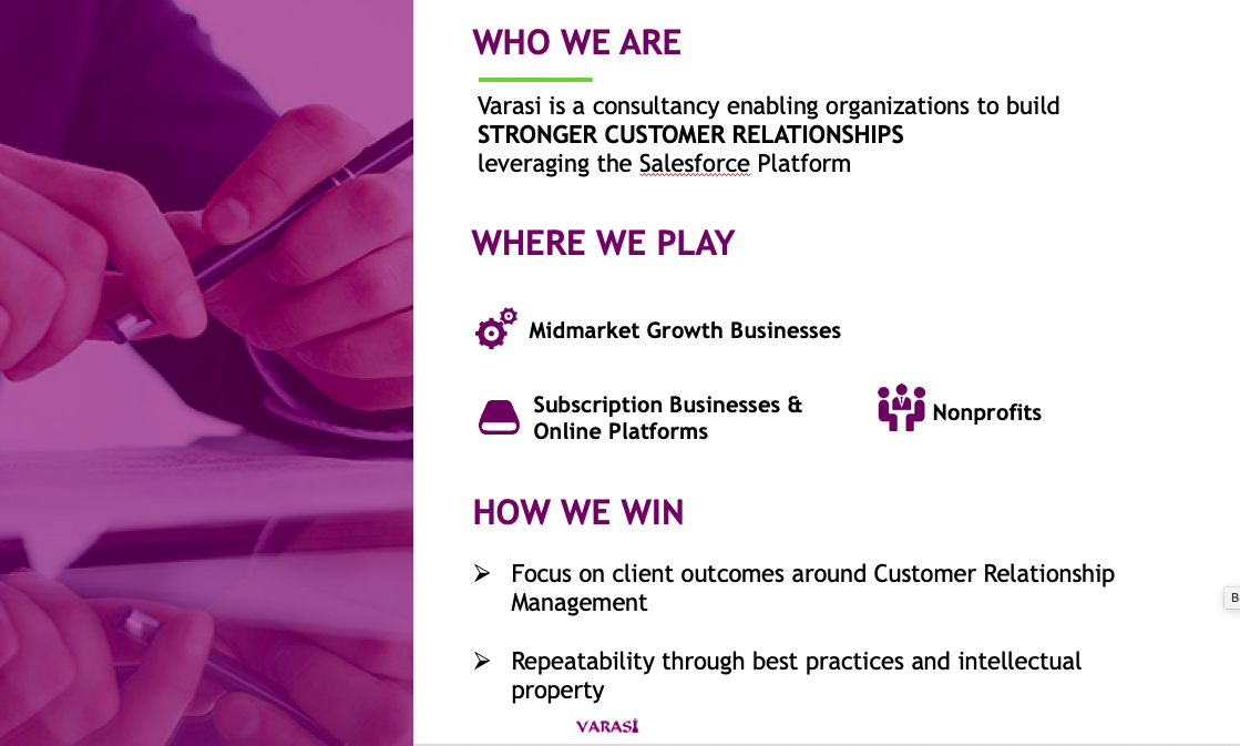Varasi - Stronger Customer Relationships